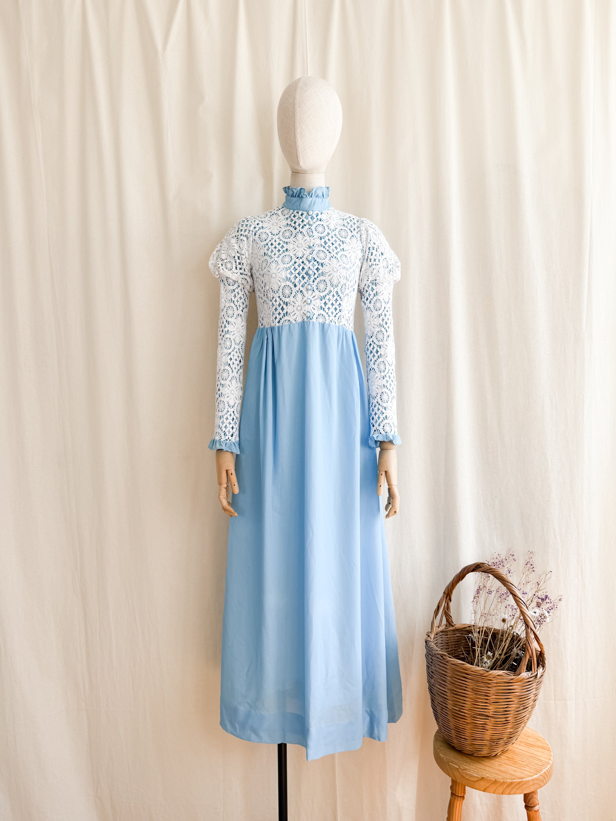 The Fortress ~ precious rare late 60s quad dress – The Pansy Garden