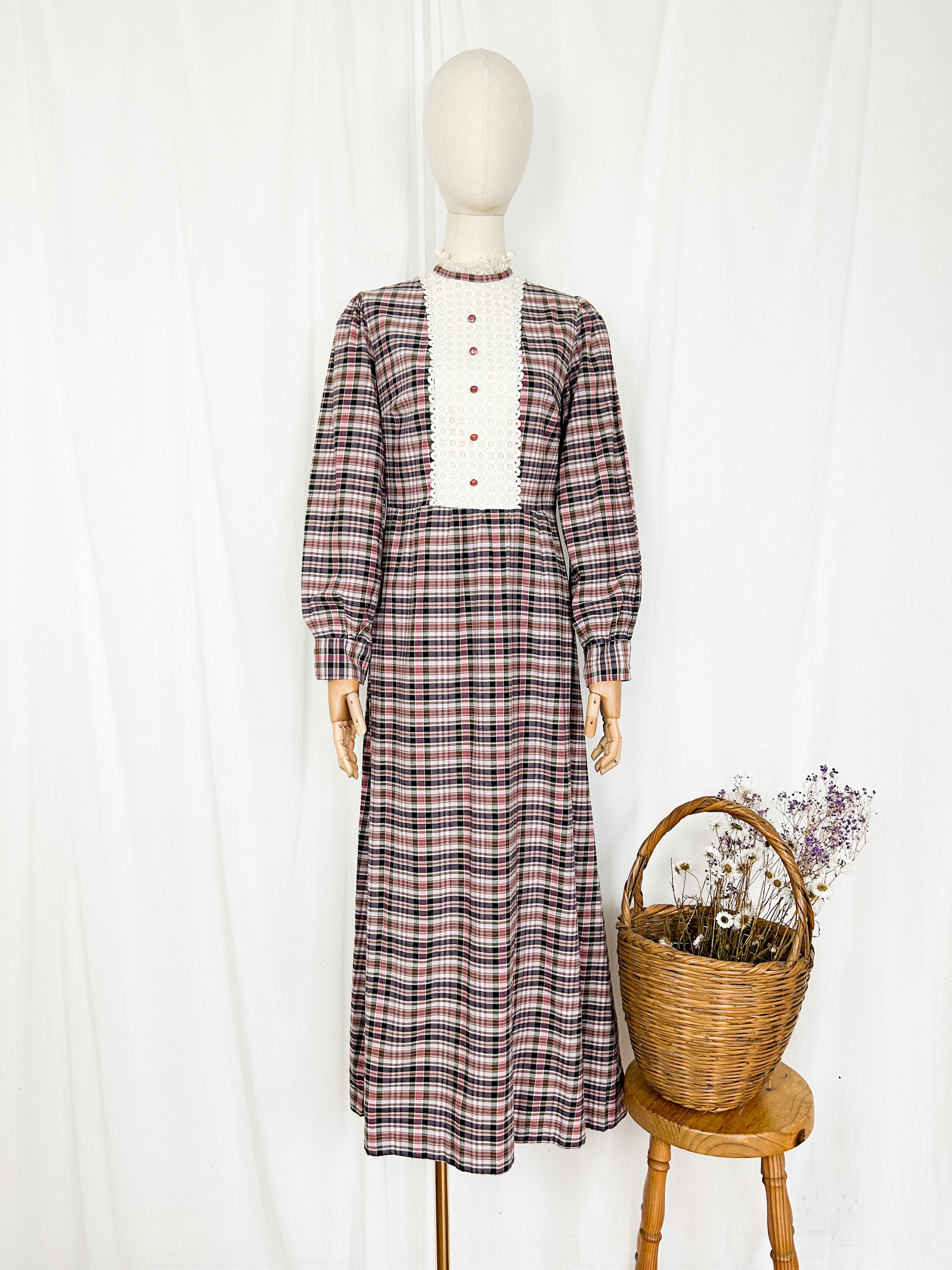 The Sessile ~ adorable cotton plaid prairie dress – The Pansy Garden