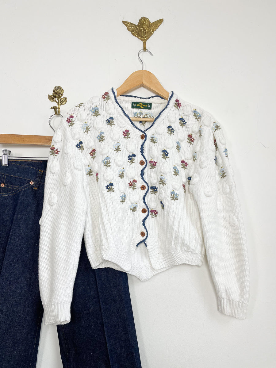 The Snowdrop Cardigan – The Pansy Garden